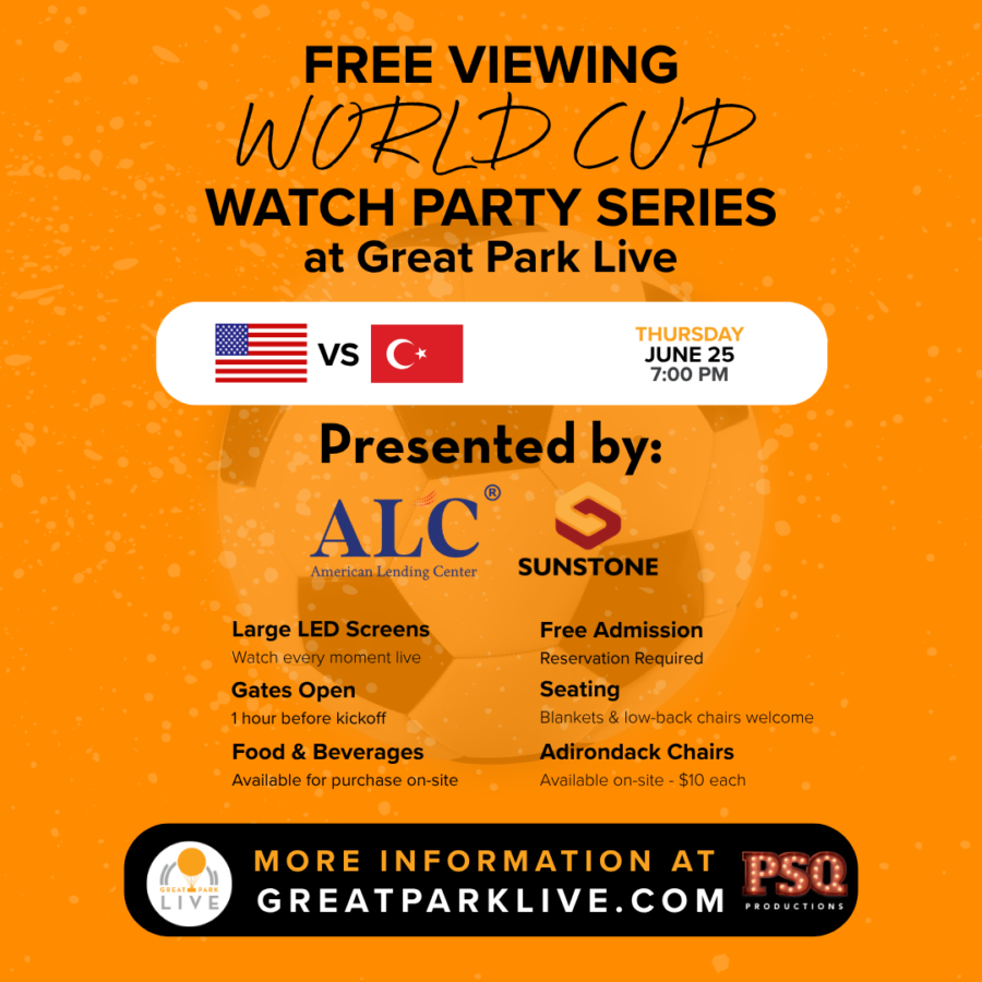 Watch Party Series - USA Vs Türkiye - Great Park Live - Great Park Live